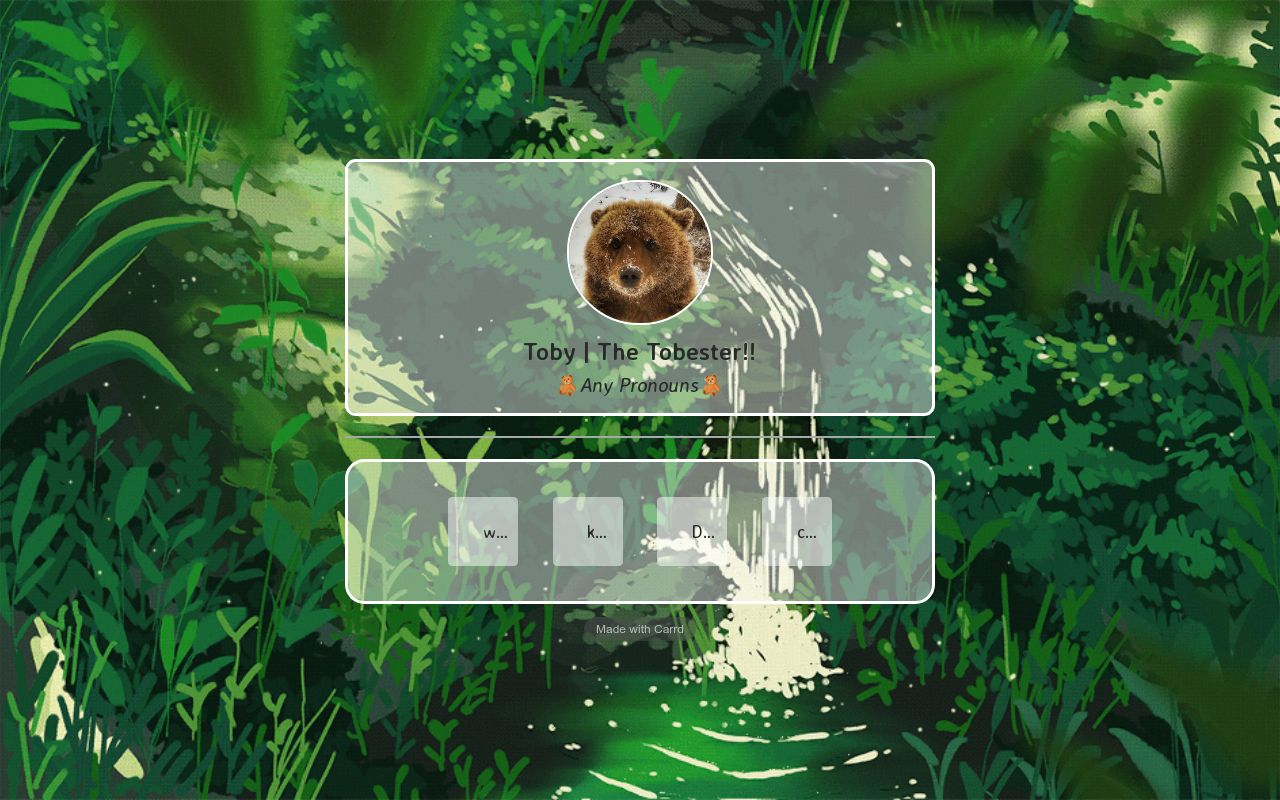 welcome, tobester enjoyers!